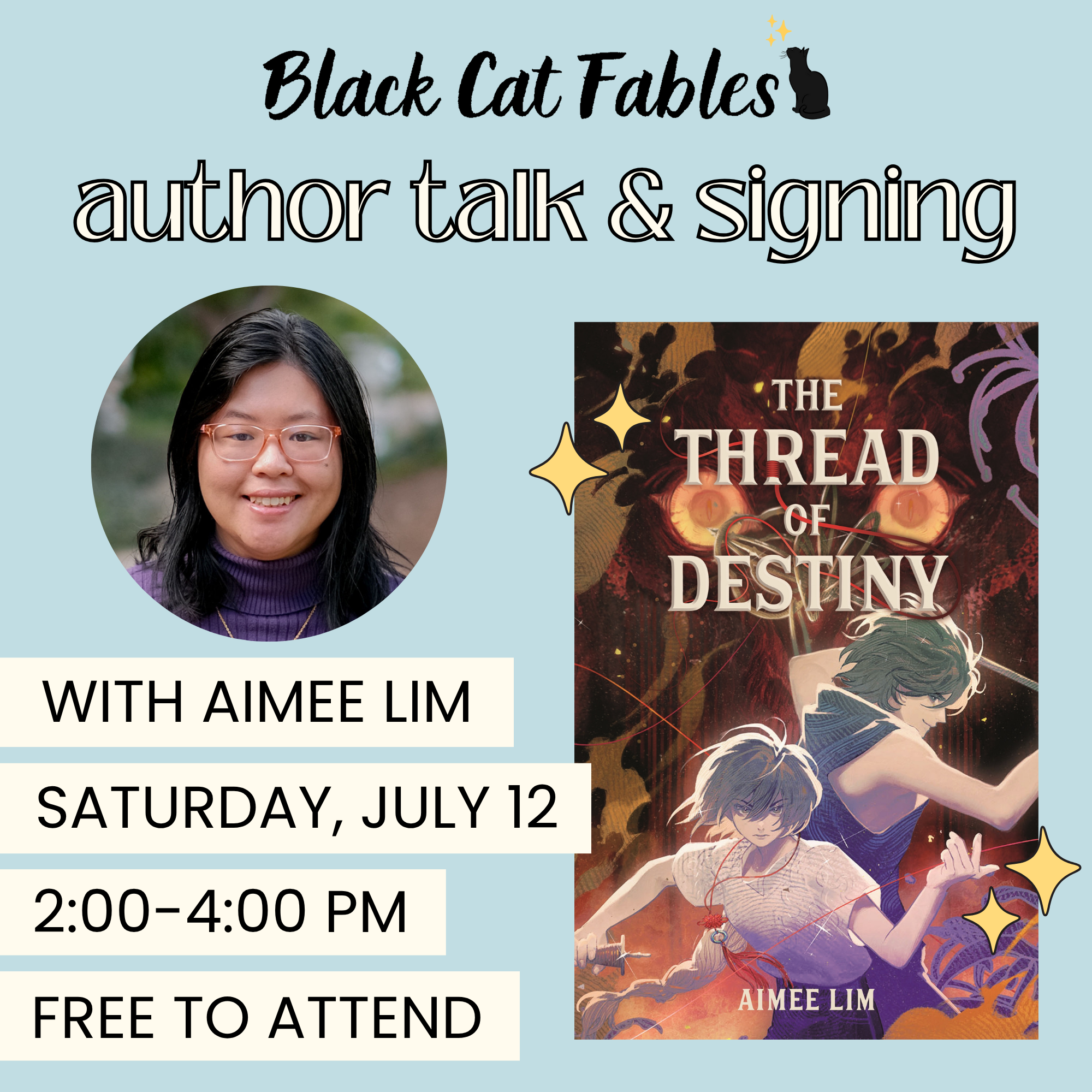 07/12/2025 - The Thread of Destiny: Author Talk with Aimee Lim – Black ...
